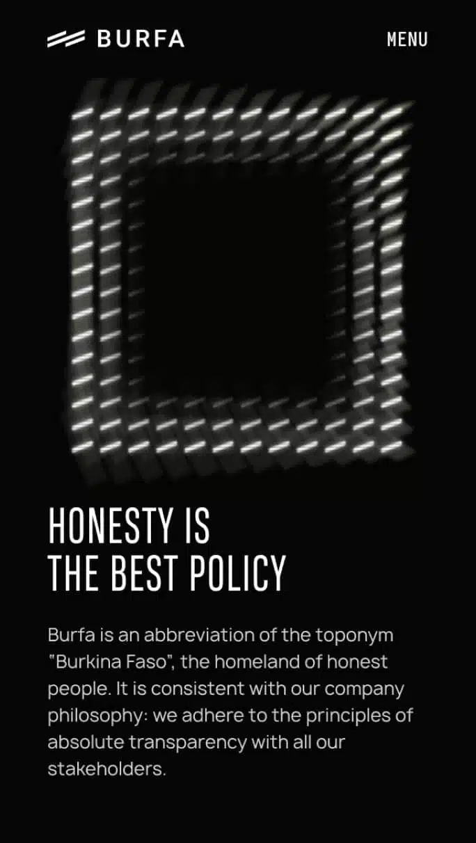 Burfa | Motion, Web Design & Development | Bachoo Studio